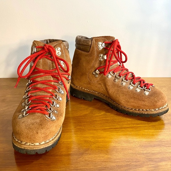 Vibram | Shoes | Vintage Vibram Roccia Block Mountaineering Boots ...